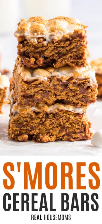 10-Minute S'mores Cereal Bars ⋆ Real Housemoms