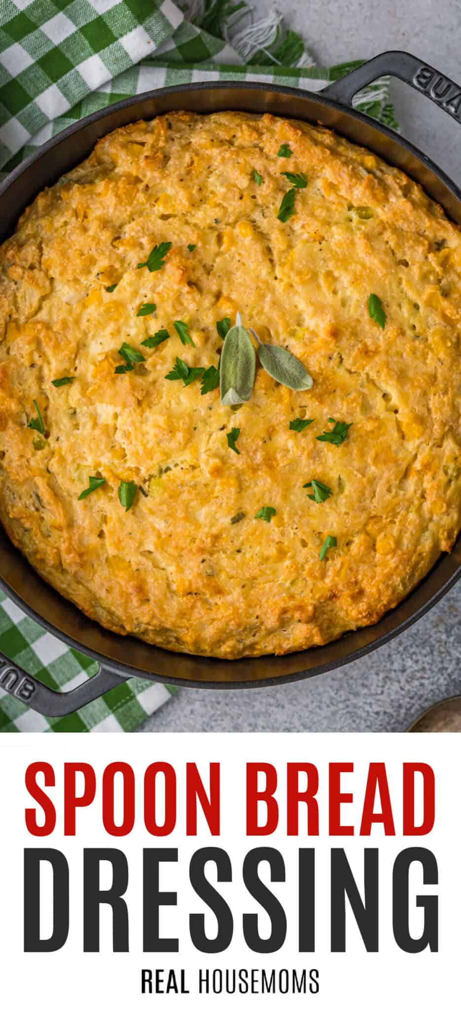 Spoon Bread Dressing ⋆ Real Housemoms