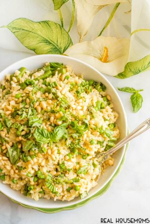 Spring Rice Pilaf with Asparagus and Peas ⋆ Real Housemoms