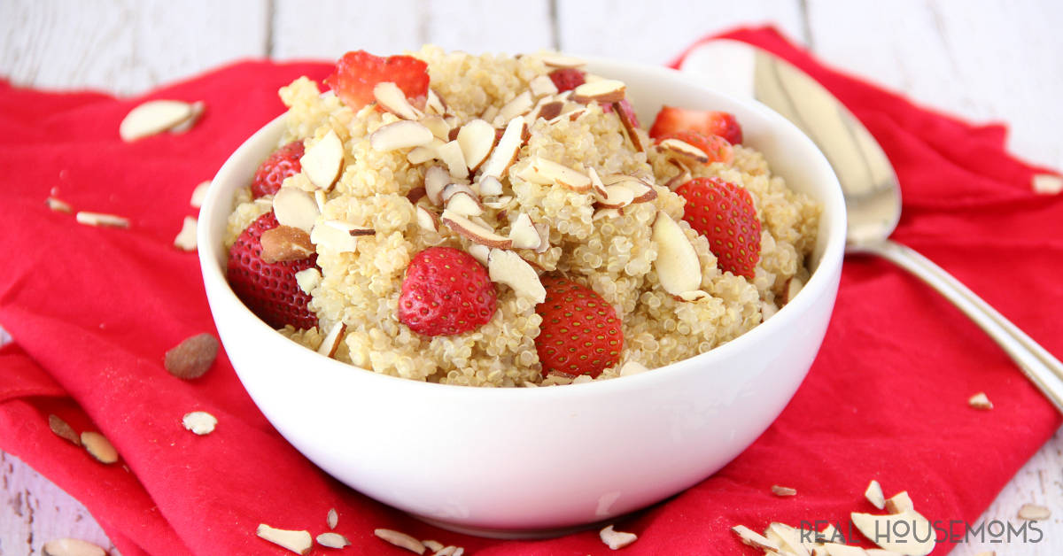 Strawberry Almond Quinoa ⋆ Real Housemoms