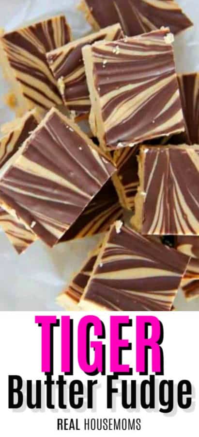 Tiger Butter Fudge ⋆ Real Housemoms