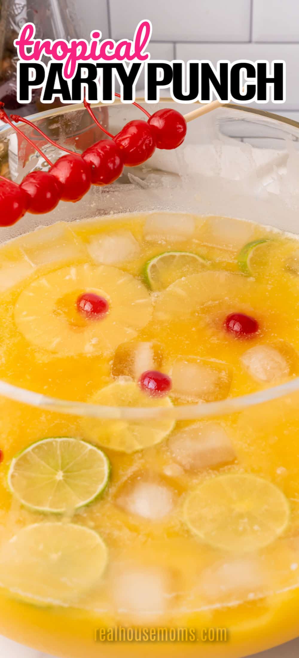 Tropical Party Punch Recipe ⋆ Real Housemoms