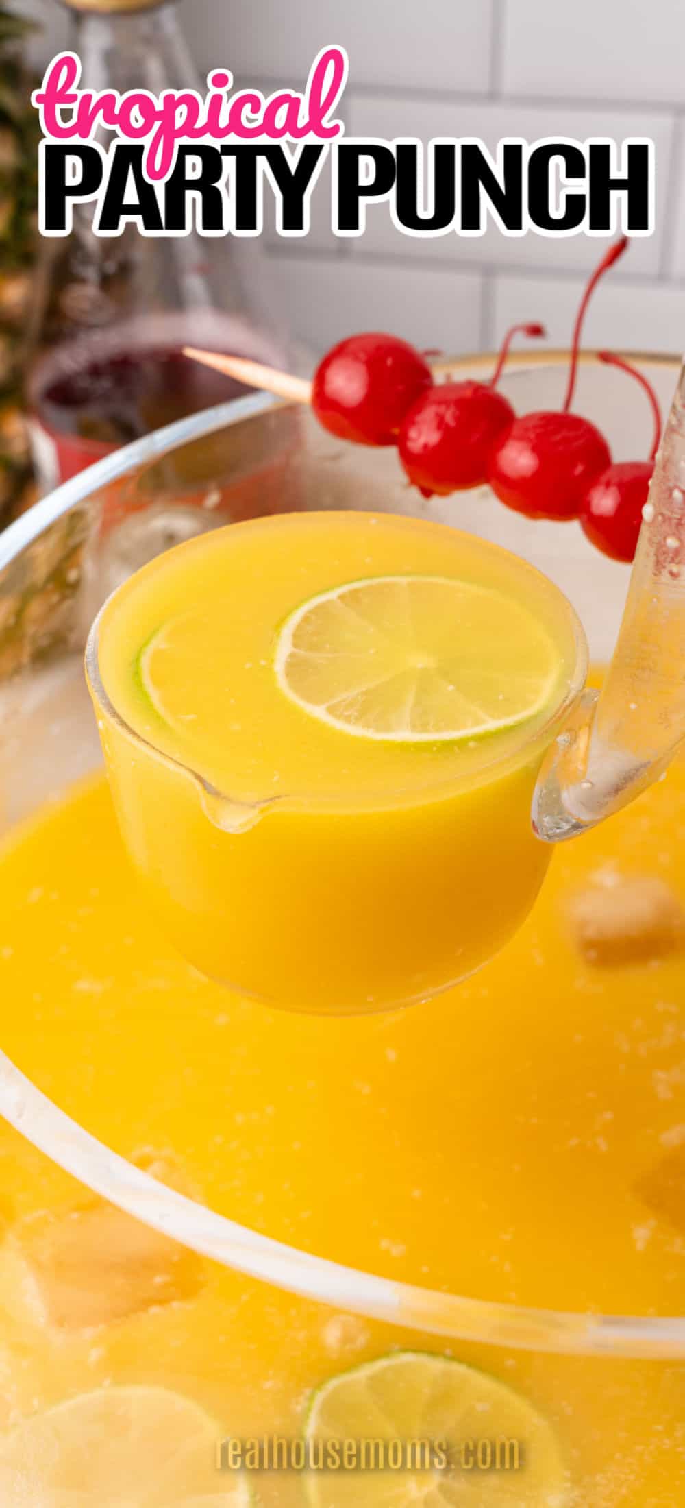 Tropical Party Punch Recipe ⋆ Real Housemoms