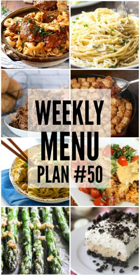 Weekly Menu Plan #50 ⋆ Real Housemoms