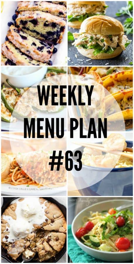 Weekly Menu Plan #63 ⋆ Real Housemoms