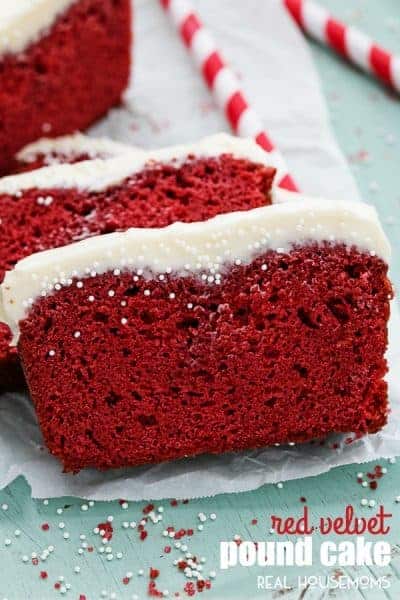 Red Velvet Pound Cake ⋆ Real Housemoms