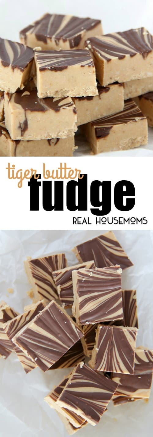 Tiger Butter Fudge ⋆ Real Housemoms